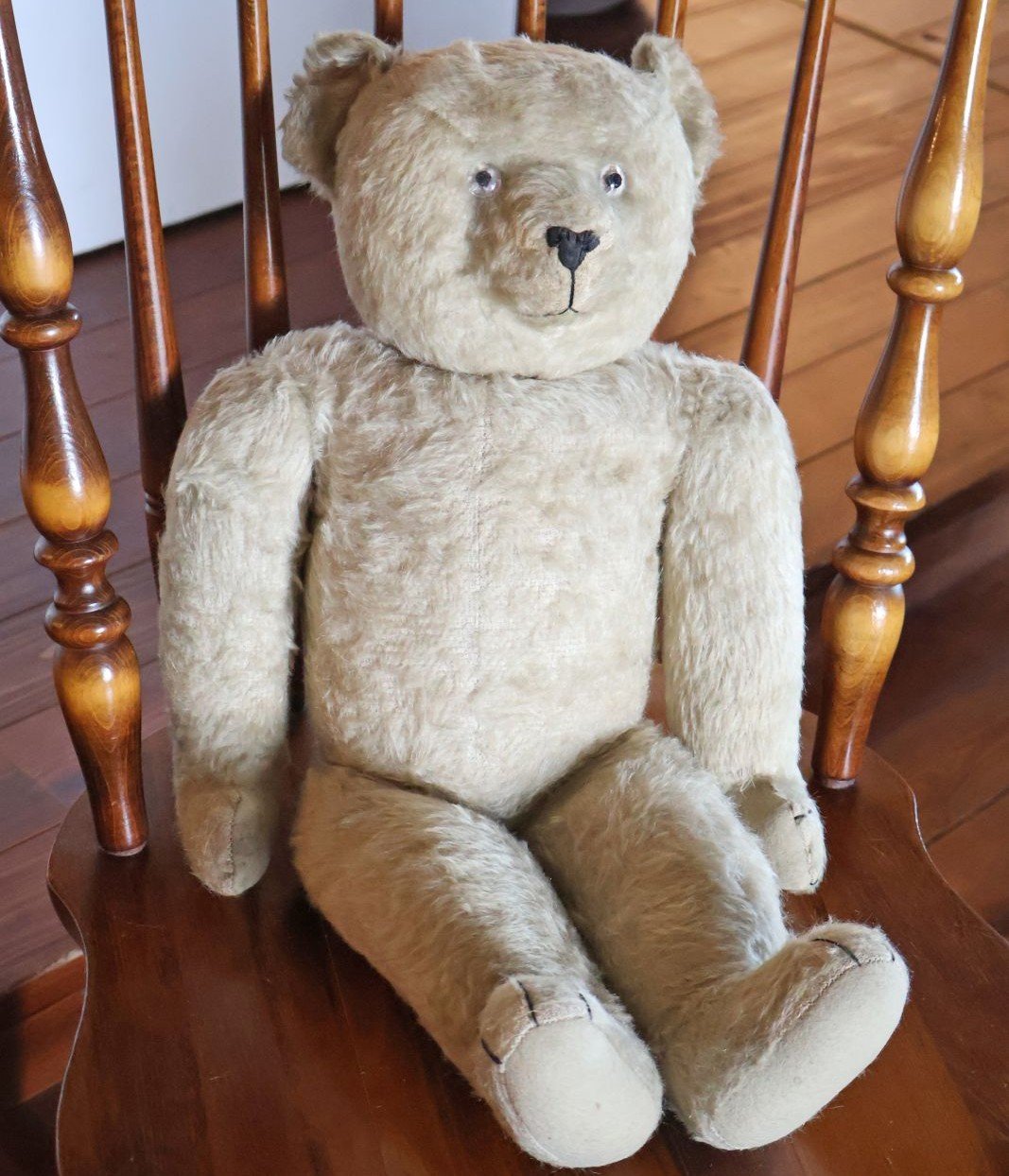 気になる、古道具【2】テディベア 愛着の跡がいとおしい がっしり体型のクマさん｜北日本新聞webunプラス