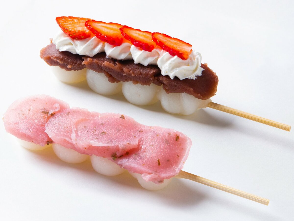 イチゴ・生クリーム・あんこ重なる団子！ 多彩なフルーツあめ！ 【映えな串スイーツ】｜北日本新聞webunプラス