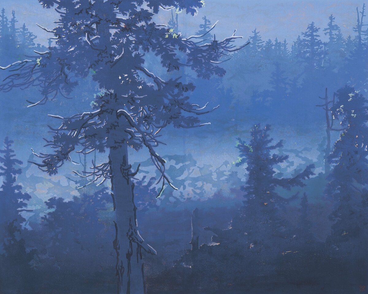 ＜コレクションへのいざない＞5黒部市美術館／「月夜に徊す」住吉由佳子｜北日本新聞webunプラス