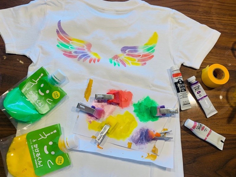 自由研究に！ステンシルでオリジナルTシャツを作ろう♪♪【子どもと楽しむ 片付け＆DIY術（6）】 コノコト｜北日本新聞webunプラス