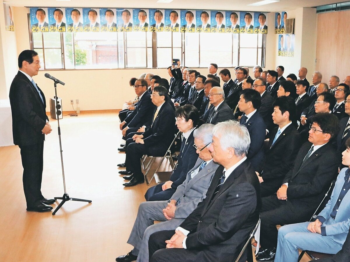 自民・堂故氏「甘え一切捨てる」 参院選富山選挙区、富山市内で事務所開き｜北日本新聞webunプラス