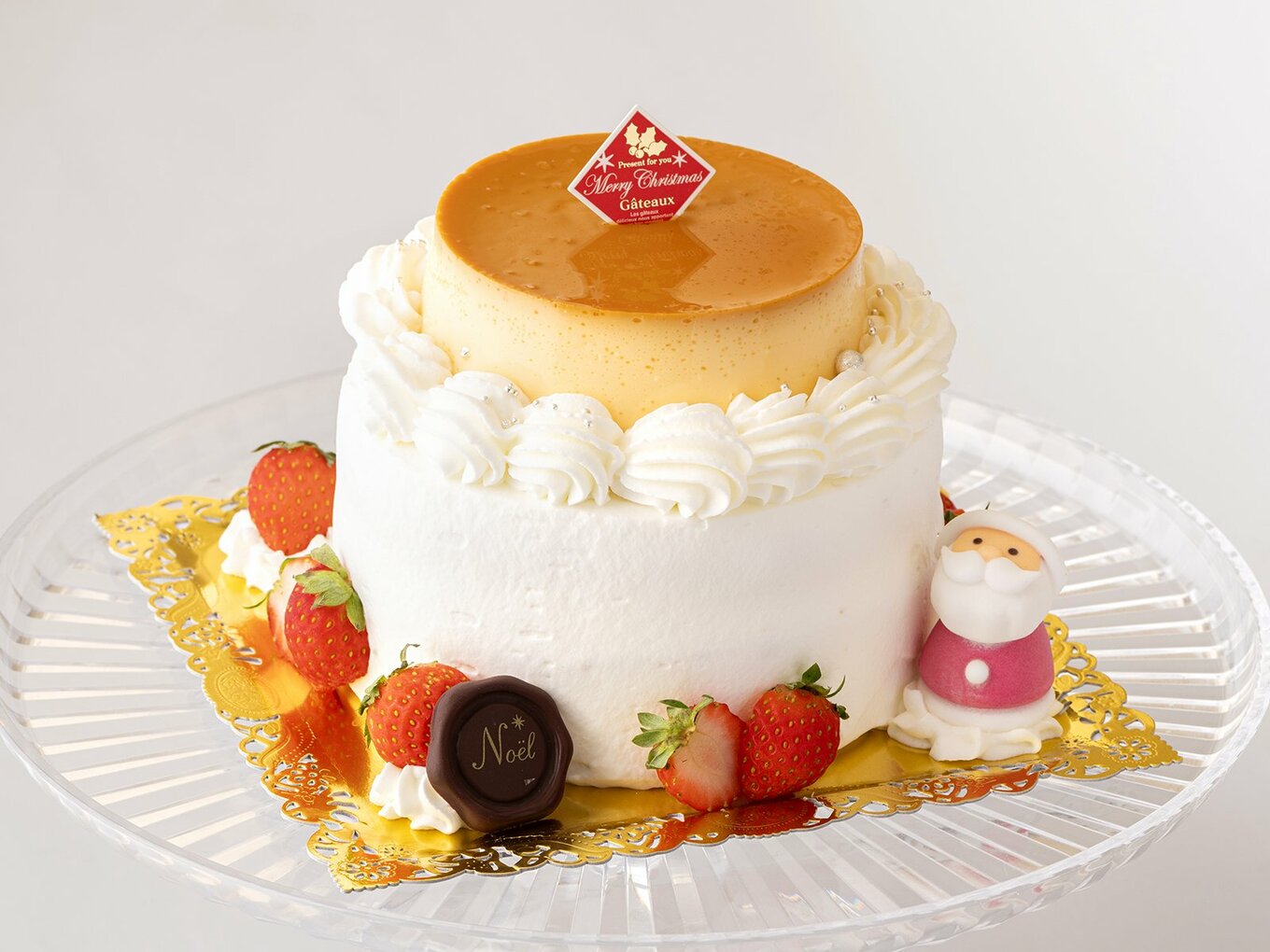 プリンがドドン！ 見たことないクリスマスケーキ【④富山のXマスケーキ2024】｜北日本新聞webunプラス