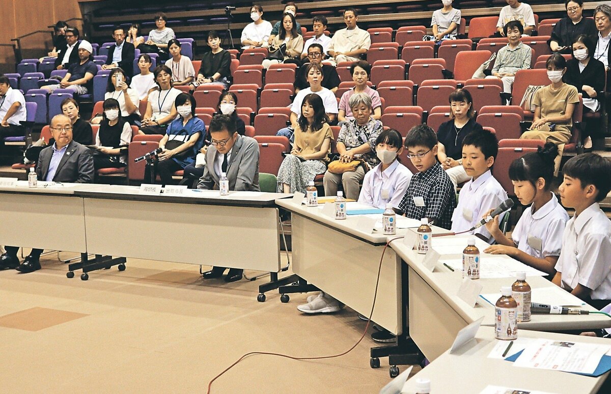小中学生23人、知事・市長らと意見交換 高岡で交流会｜北日本新聞webunプラス