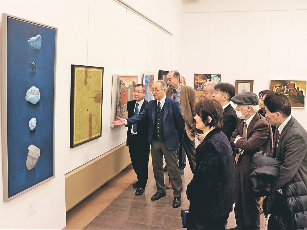 独自の表現光る142点 富山市美術作家連合会、市民プラザで1期展開幕｜北日本新聞webunプラス