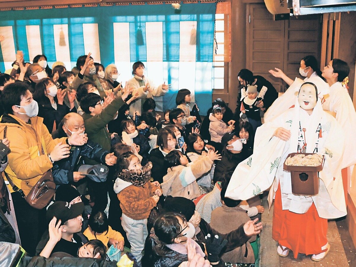 鬼追い払い健康を祈願 高岡・射水神社で節分祭｜北日本新聞webunプラス