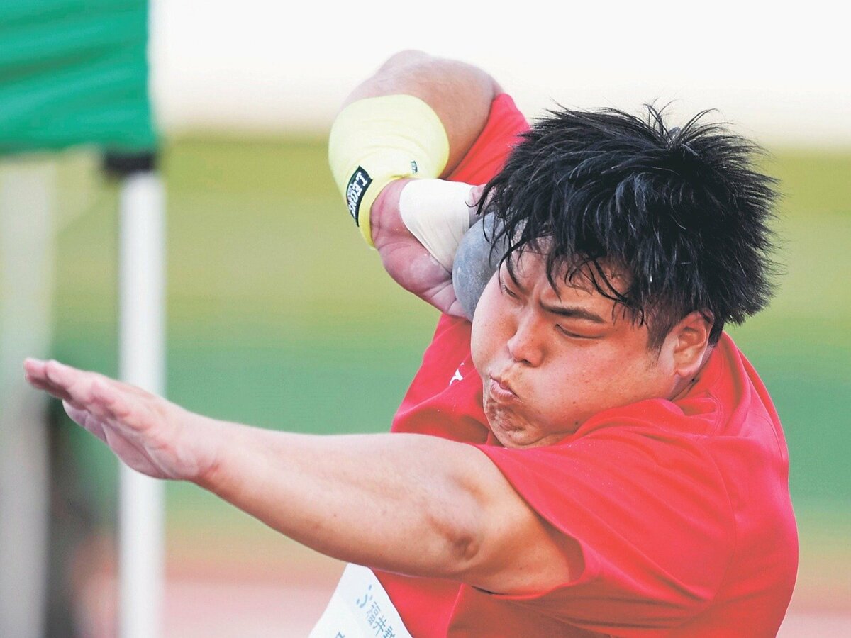 男子砲丸投げ24歳の奥村、地元福井で日本新 生徒9人の中学時代から競技｜北日本新聞webunプラス