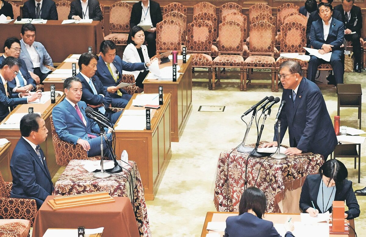 減税・給付 立民と協議 参院選後 初の予算委、首相意向「責任共有したい」｜北日本新聞webunプラス