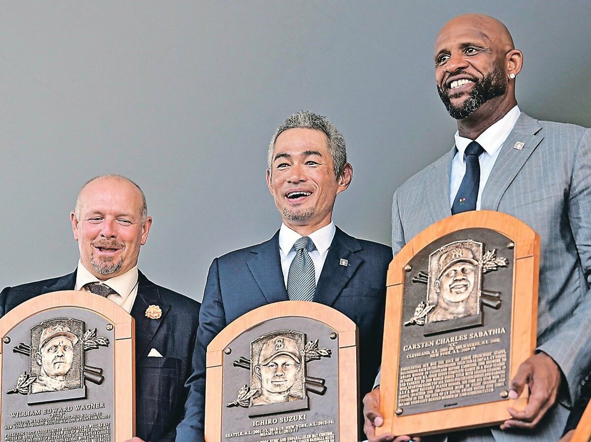 冗談交えファン沸かす イチローさん 米殿堂式典、「素晴らしいチーム」感謝｜北日本新聞webunプラス