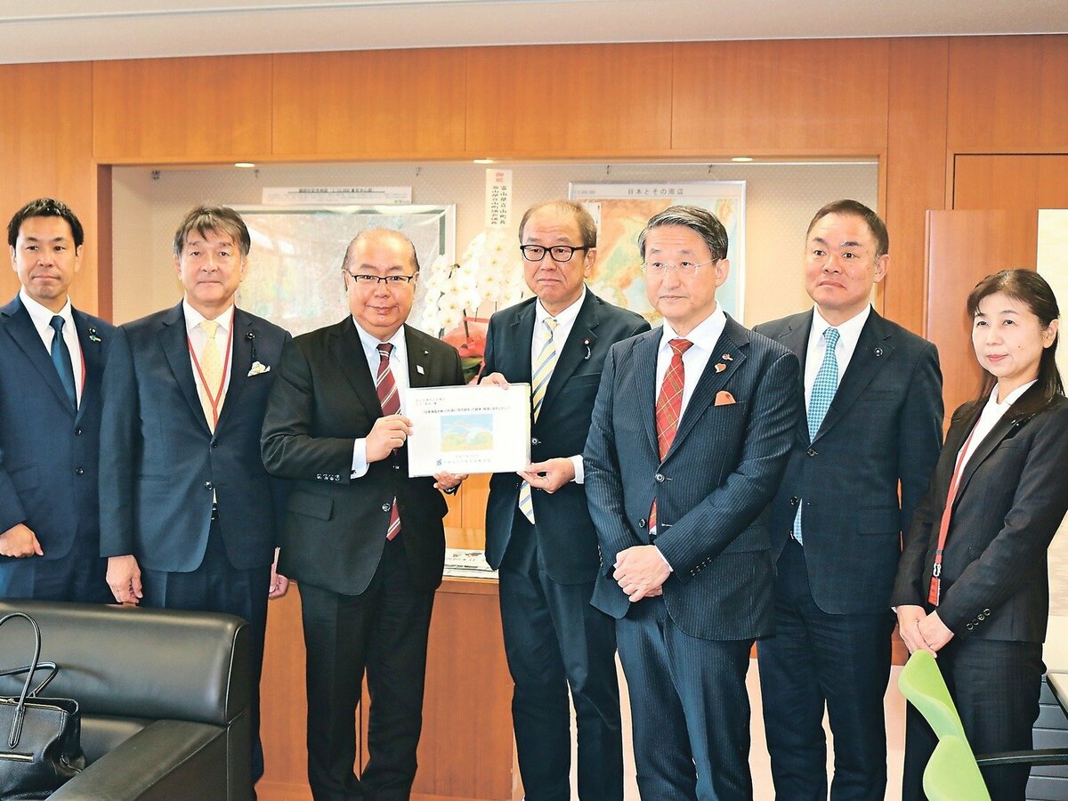 地方創生・強靱化推進を、上田政務官らに知事 日本海沿岸地帯振興連｜北日本新聞webunプラス