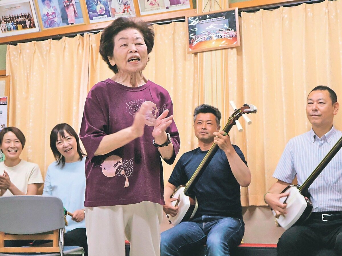 声の張り維持して地区大会優勝 富南民謡会最高齢、91歳の塩田貞子さん｜北日本新聞webunプラス