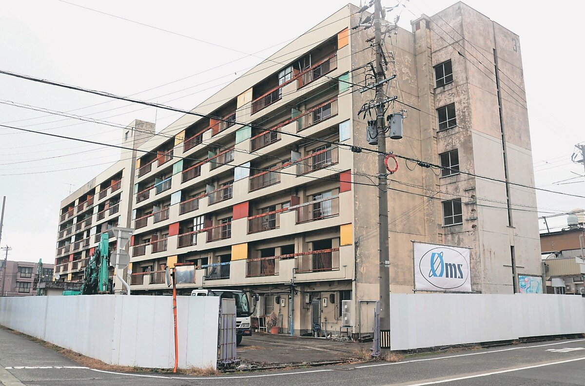 奥田団地（富山）の解体開始 本格工事は2026年2月から｜北日本新聞webunプラス