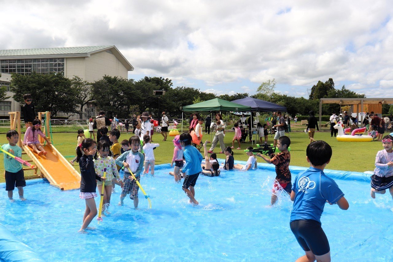 月イチ園むすび「1日限りのウォーターパーク」｜北日本新聞webunプラス