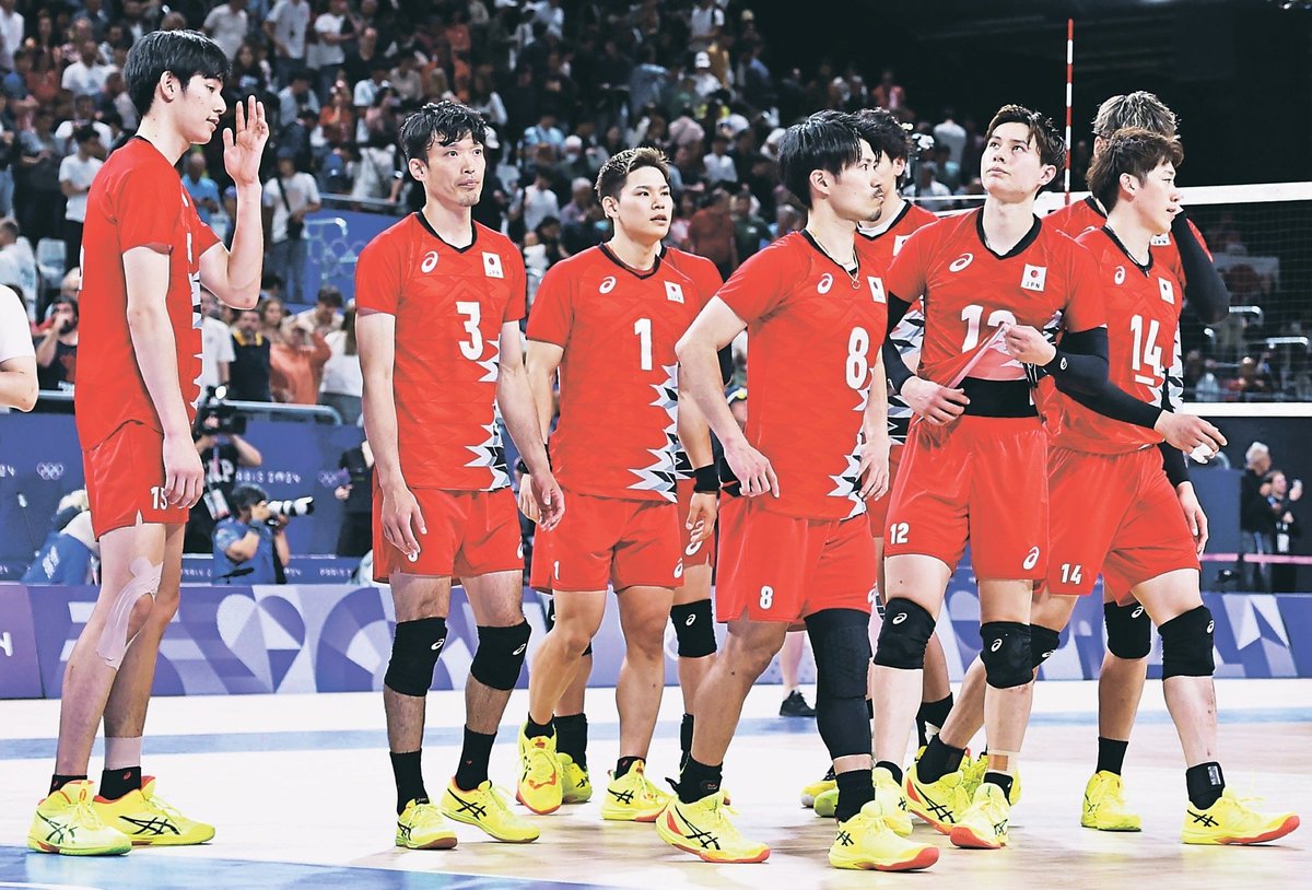 【パリ五輪】バレー日本男子にドイツの壁 フルセットで逆転負け｜北日本新聞webunプラス
