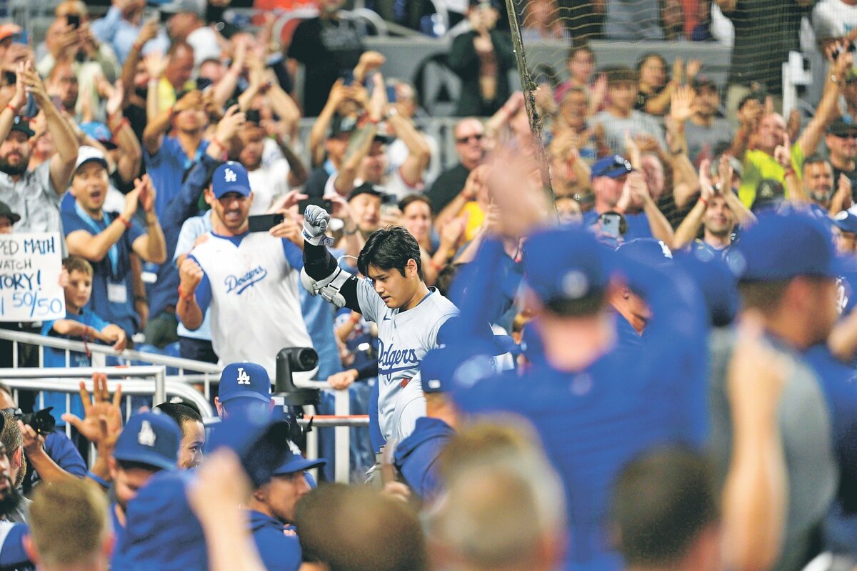 WBC優勝の地で快挙 大谷50－50、敵地で祝福｜北日本新聞webunプラス