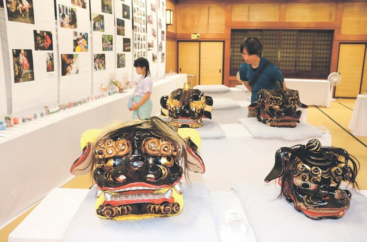 城端の獅子頭が集合 南砺で10月11日に競演会｜北日本新聞webunプラス