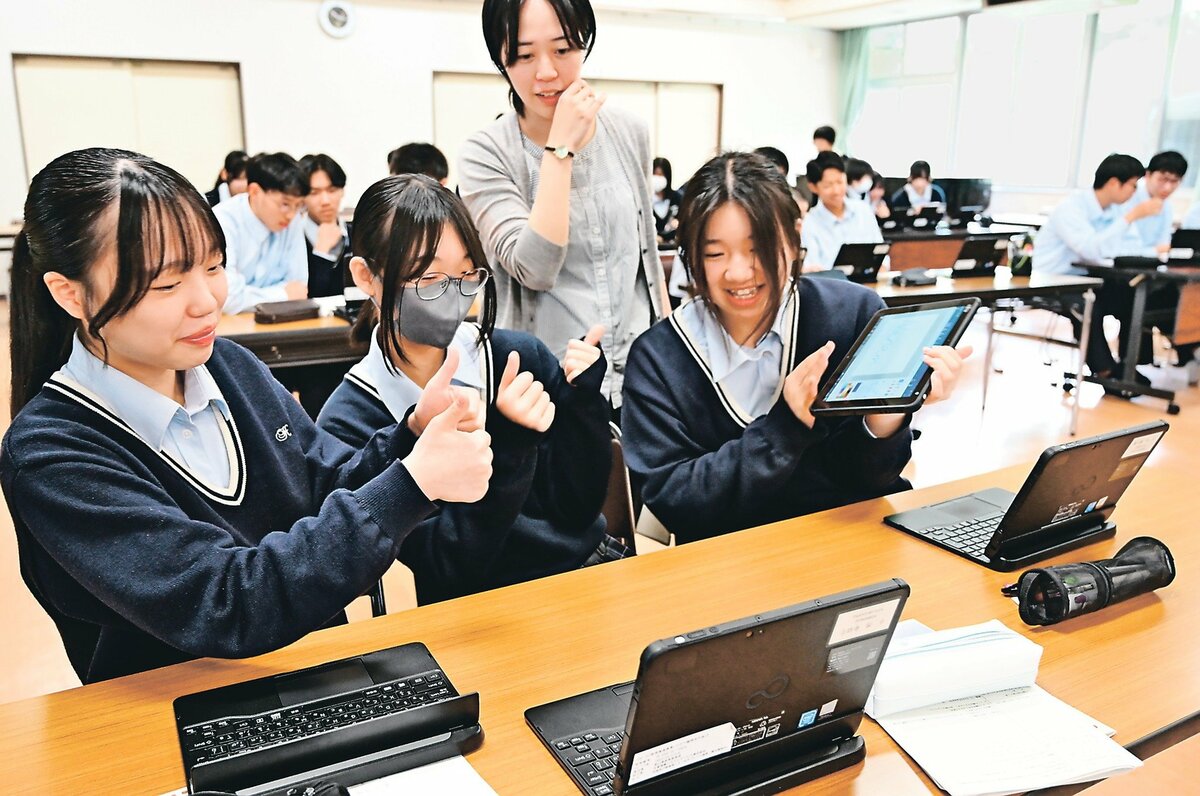 台湾の生徒とオンライン交流 氷見高2年生、アイドルやグルメで話弾む｜北日本新聞webunプラス