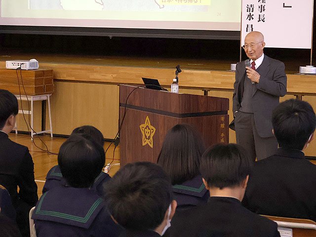 高峰譲吉の功績学ぶ 高岡・五位中で講演会｜北日本新聞webunプラス