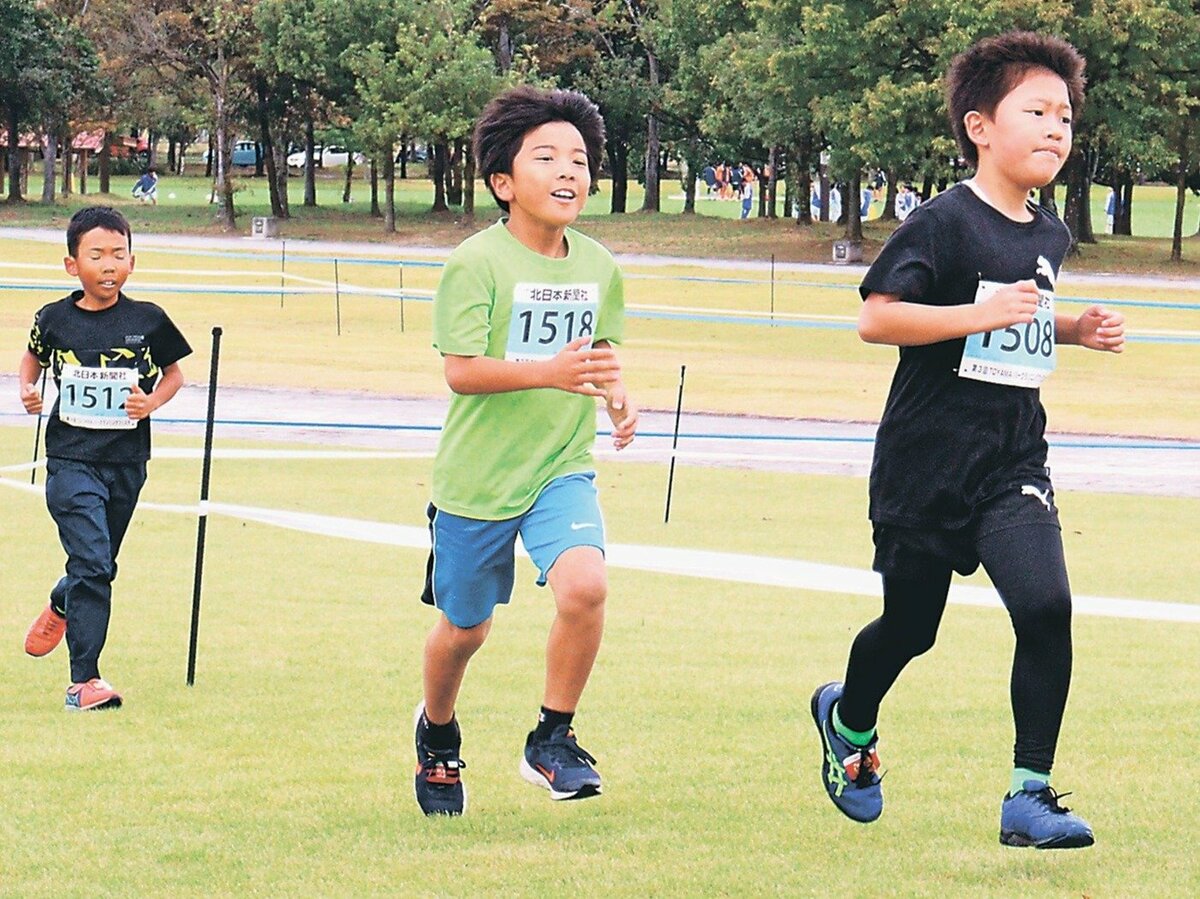 180人、芝生の上駆ける 富山でパークランニングフェスタ｜北日本新聞webunプラス