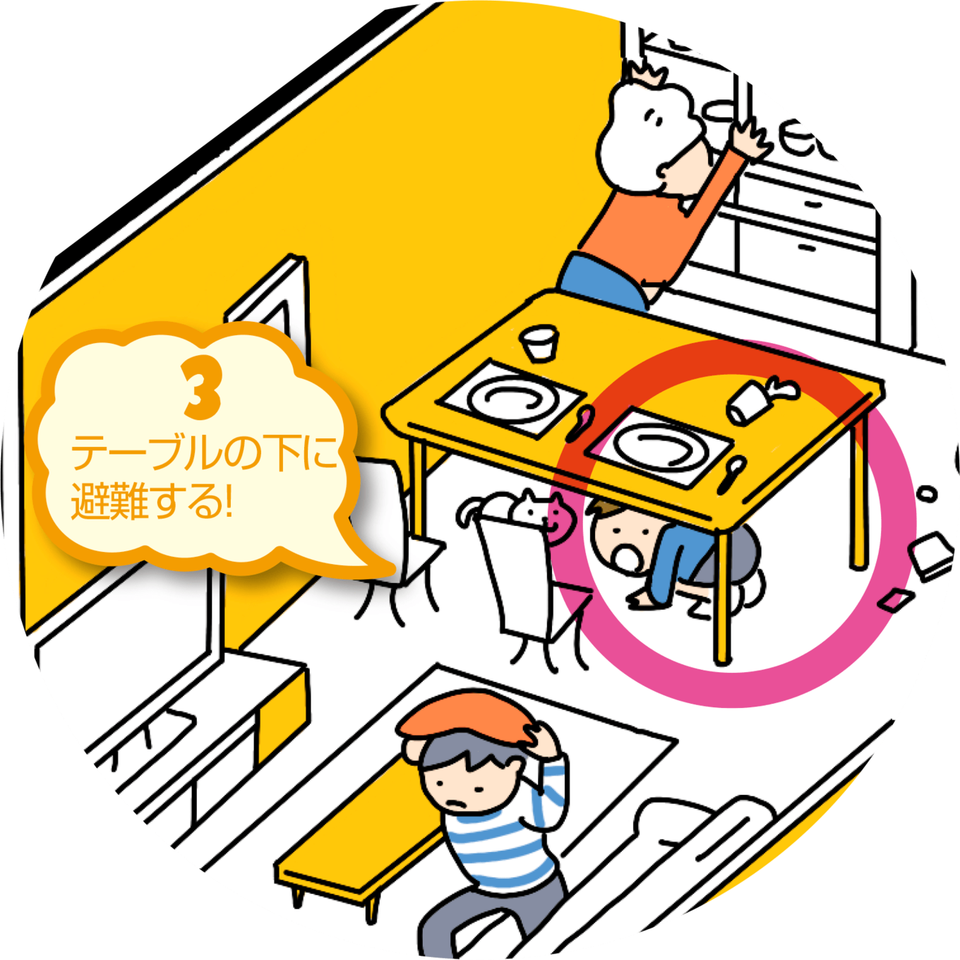 防災×FAMILY 避難時の行動の間違い探し｜北日本新聞webunプラス