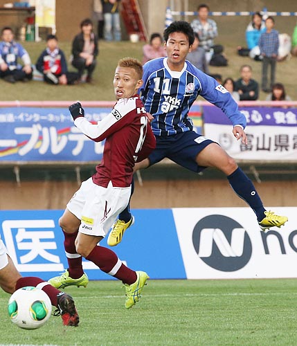 首位・神戸と引き分け カターレ｜北日本新聞webunプラス