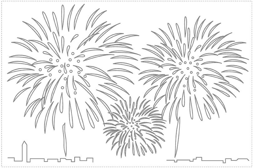＜新聞ちぎり絵に挑戦＞第12回 花火夜空にはじけ輝く｜北日本新聞webunプラス