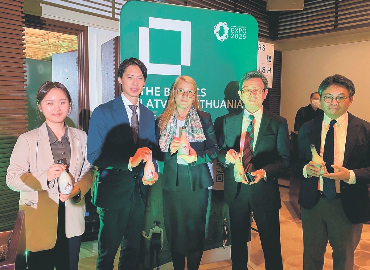 リトアニアの水と富山の米こうじ、万博でコラボ甘酒 吉乃友酒造（富山）「魅力を世界に」｜北日本新聞webunプラス