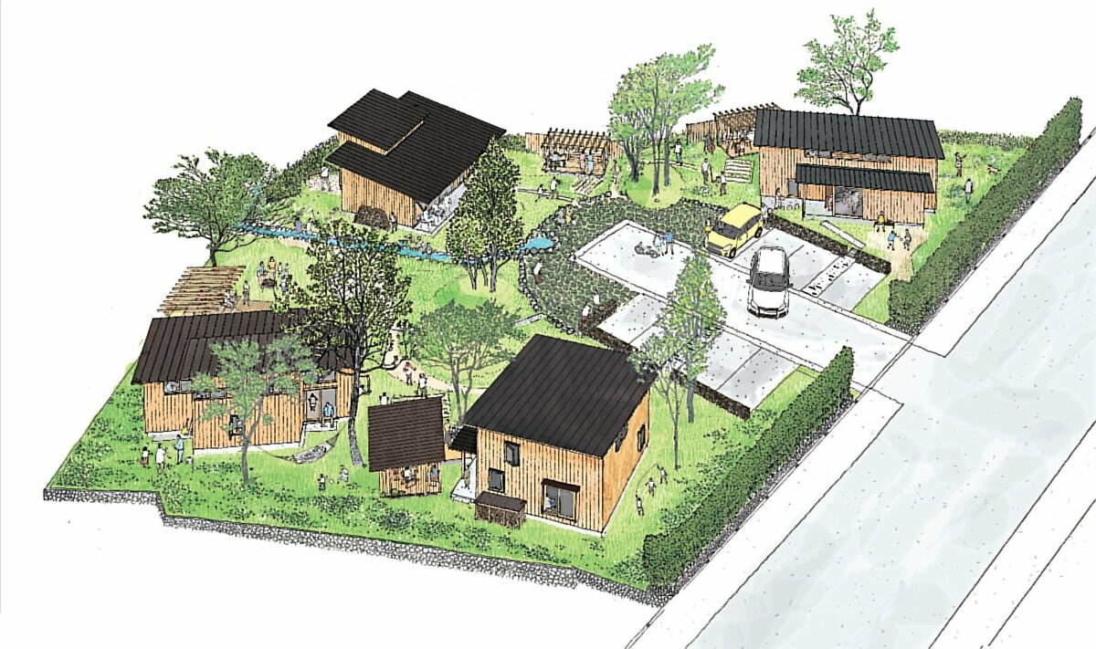 屋敷林再生し分譲住宅地に 立山の前川建築、空き家跡活用の新モデル｜北日本新聞webunプラス