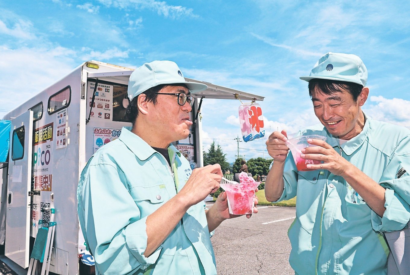 ＜涼SCENE2025＞富士化学工業（上市）社長のおごりでかき氷 熱中症対策、社員らに好評｜北日本新聞webunプラス